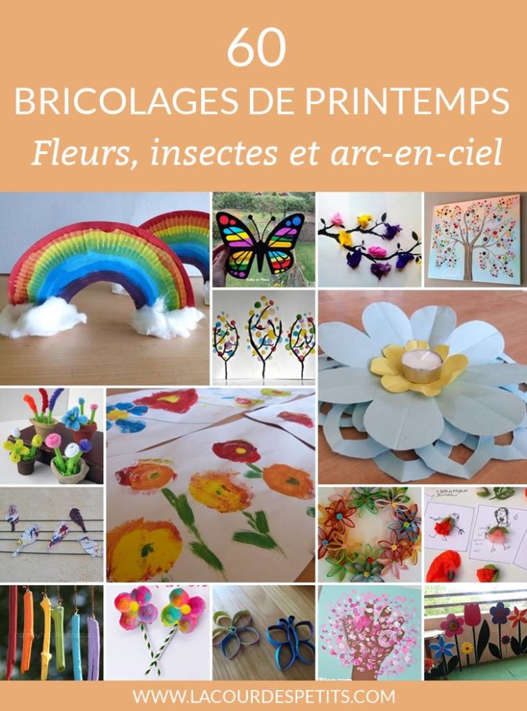 60 bricolages de printemps en fleurs et en couleurs ! |La cour des petits